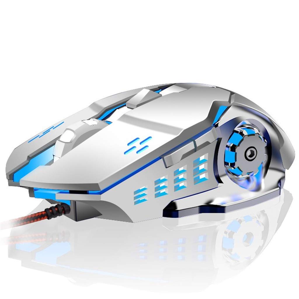 WPCWRQD Mouse Mechanical Keyboard Set RGB + Wired Backlight 1 16 Ergonomic Gaming Keyboard&Mouse