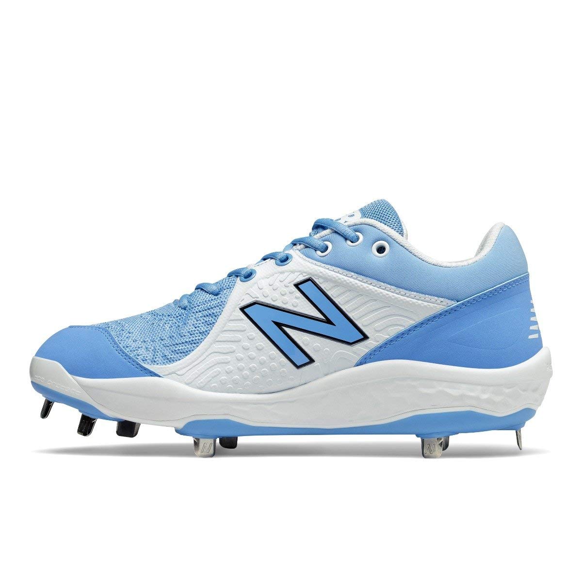 New Balance mens 3000 V5 Metal Baseball Shoe, Carolina Blue/White, 7.5 US
