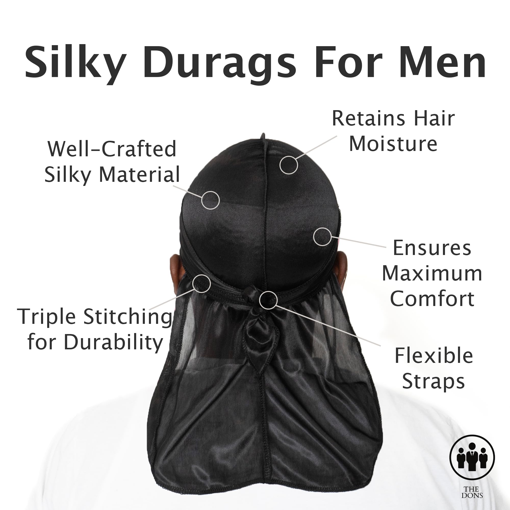 Premium Silky Donrags (Multiple Colors) β Outstanding Compression | Sensational Comfort & Luxurious Material