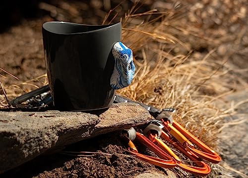 Rock Climbing Mug with Realistic Climbing Hand Hold Grip - A Great Gift for that Special Climber in Your Life! A Great Way to Challenge Your Grip Strength While Drinking Your Favorite Beverage