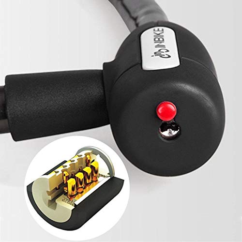 SRZR Bicycle Lock Bike Lock Waterproof Anti-Theft Cable Lock Bicycle Locks with Keys Bike Lock