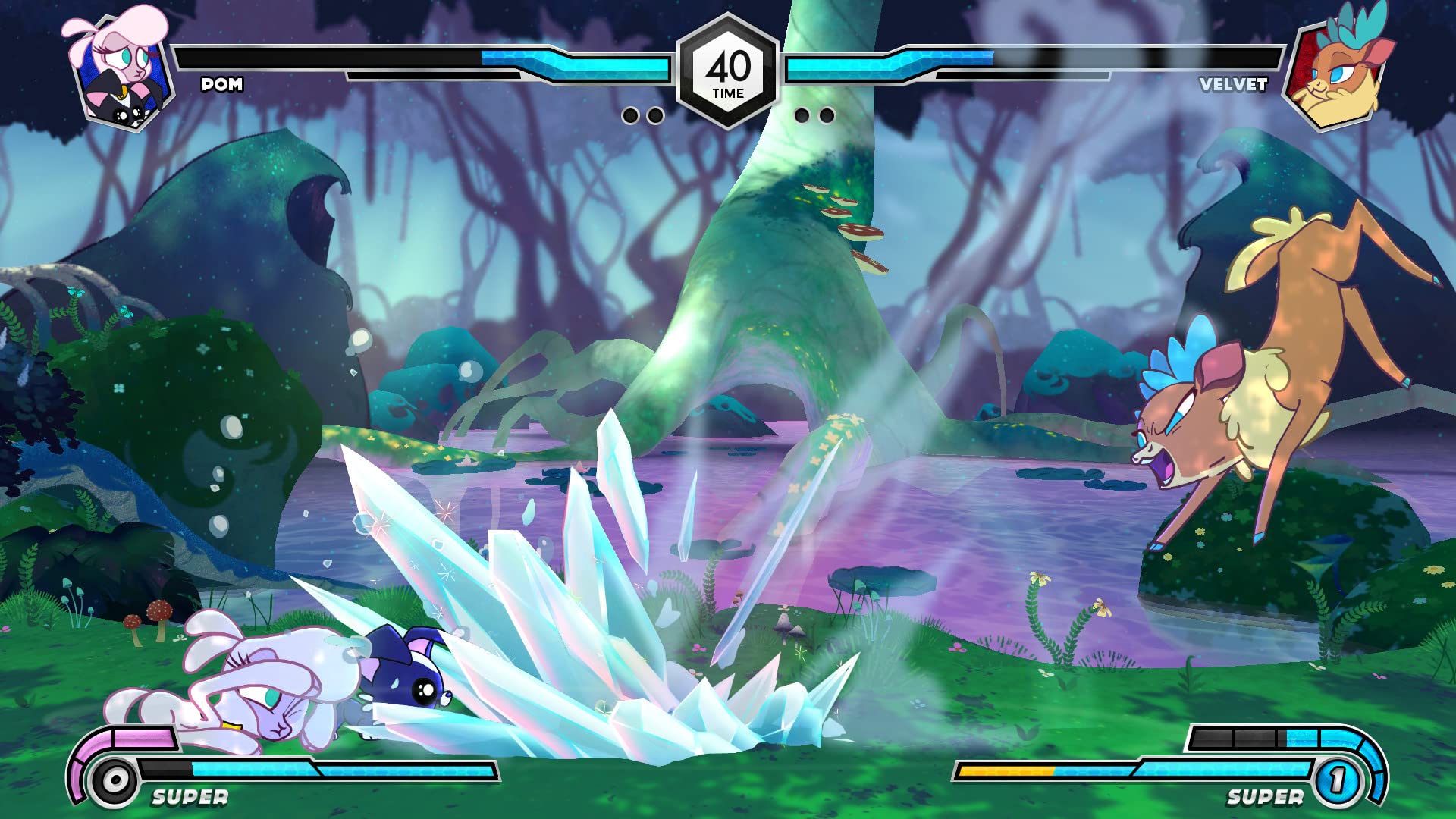 Them's Fightin' Herds: Deluxe Edition (ゼムズ ファイティン ハーズ デラックスエディション) -PS4 【特典】シーズン1パス※ゲーム内に実装(DLCプレイアブルキャラクター(4キャラクター)、追加パレットパック、追加ピクセルロビーアクセサリー) 同梱