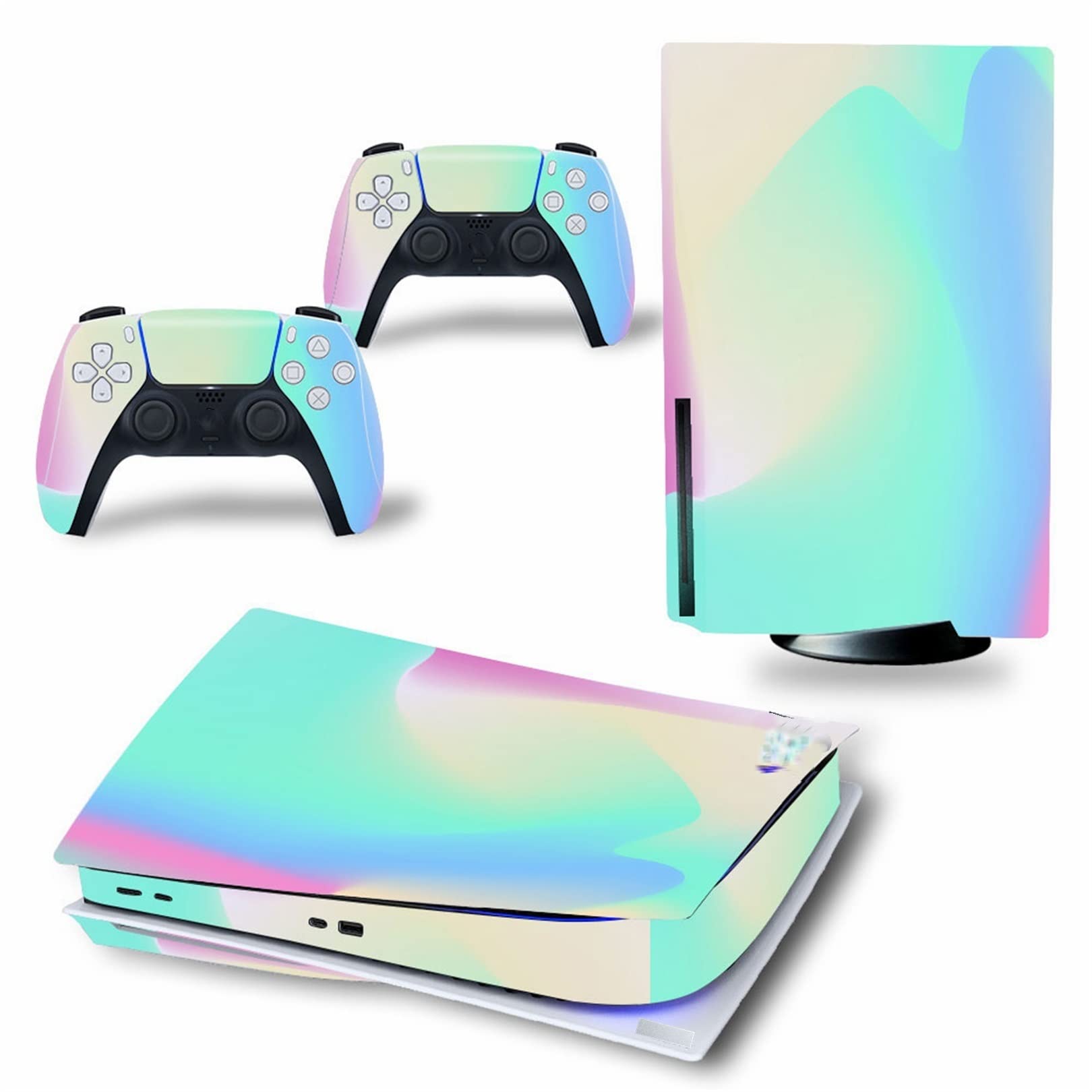 Top factory BUCEN for PS5 Skin Disc Edition & Digital Edition Console and Controller Vinyl Cover Skins Wraps Scratch Resistant, Compatible with for PS5 849549 Anti Scratch (Size : Digital Edition)
