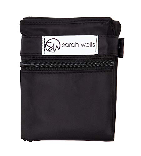 Sarah Wells Pumparoo Wet/Dry Bag for Breast Pump Parts (Black)