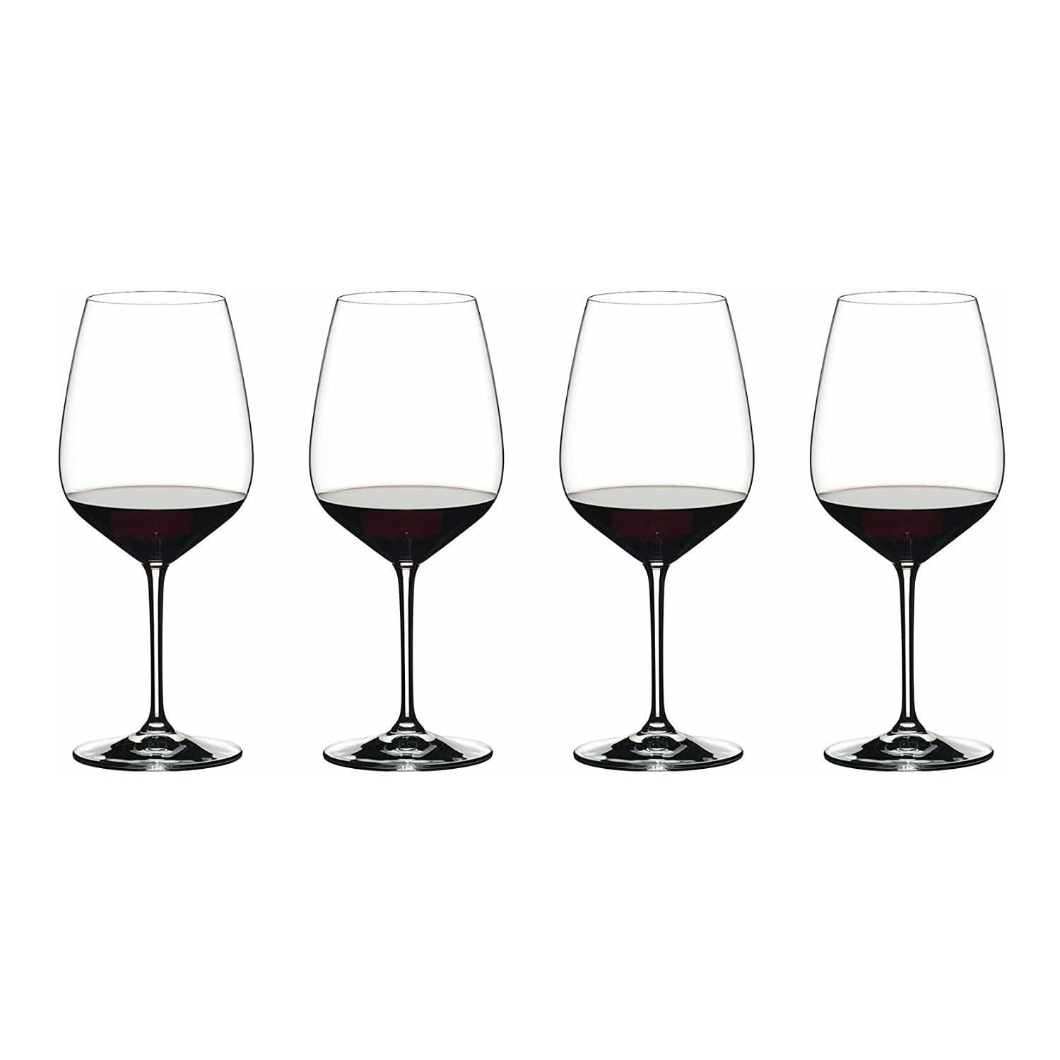 Riedel Exclusive Vinum Extreme Set of 4 Wine Glasses, Red Wine, Ideal For Cabernet, Bourdeaux,800 ounce