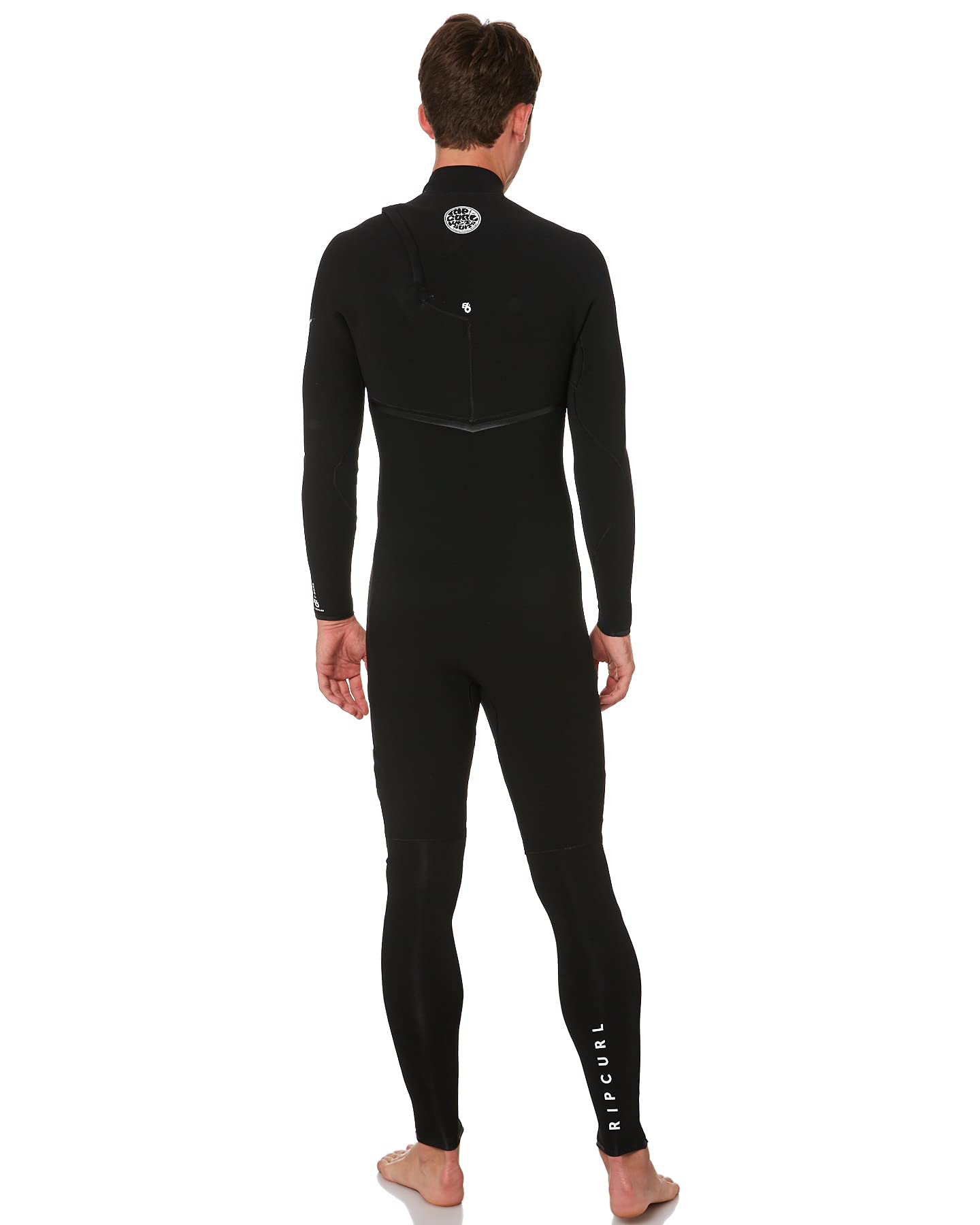 Rip Curl E-Bomb 3/2 GB Steamer Zip-Free Wetsuit - Men's Black, LT