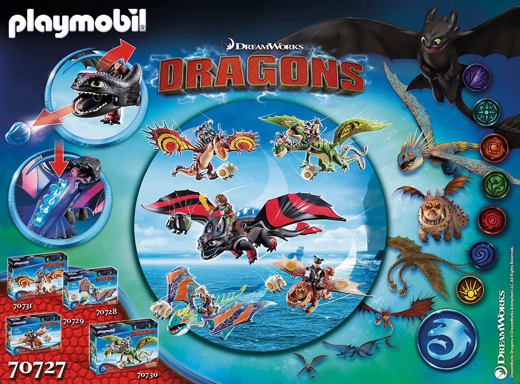 Playmobil Dragon Racing: Hiccup and Toothless