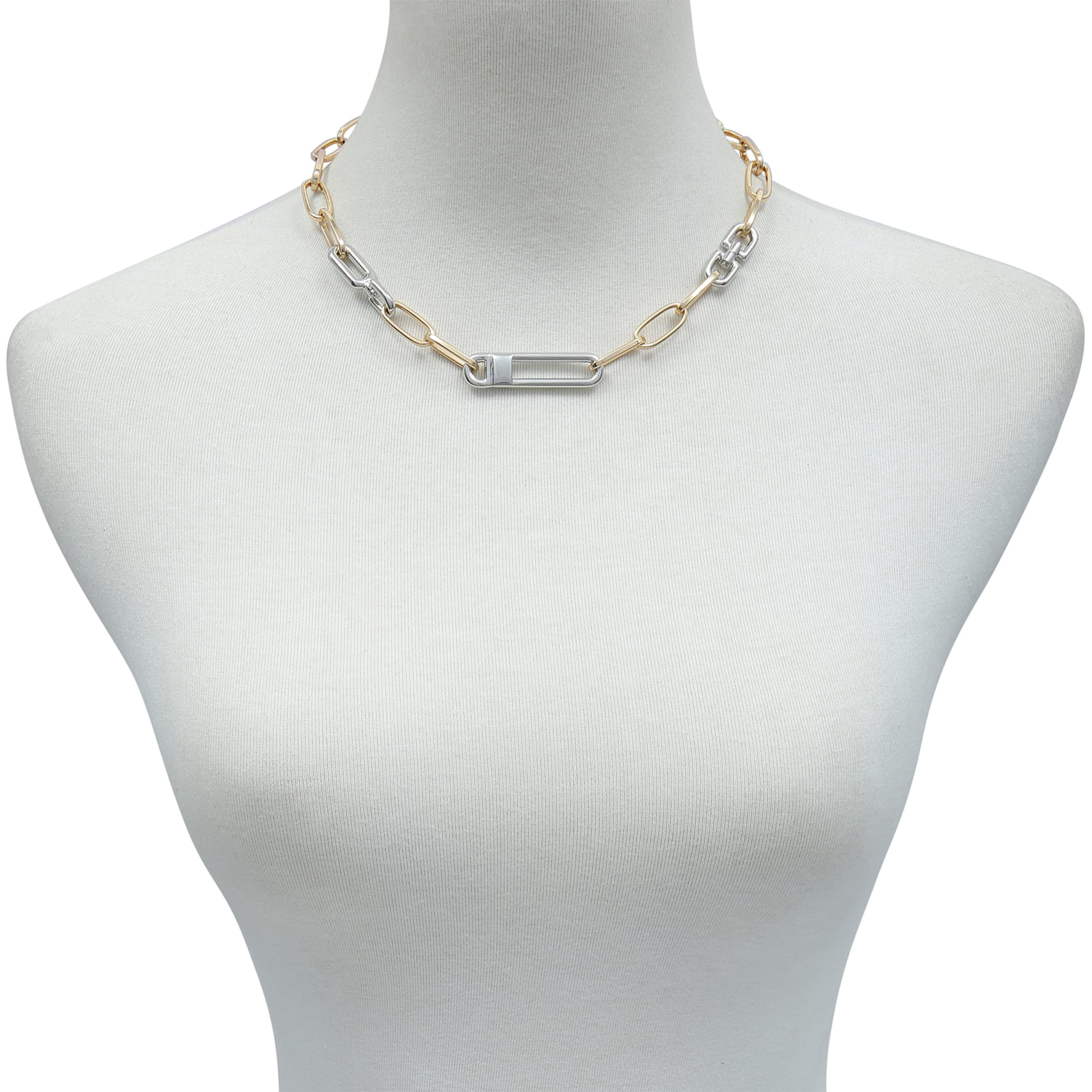 Vince Camuto Two-Tone Link Chain Necklace, 18" Inch