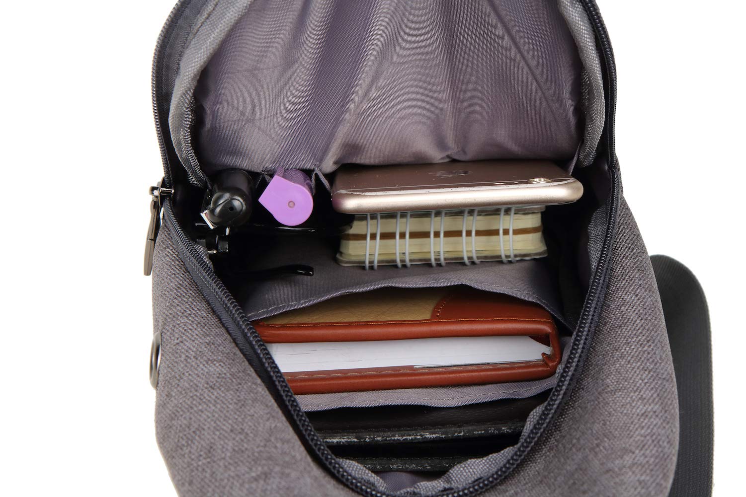 SHAPE YOU Sling Backpack Multipurpose Crossbody Shoulder Bag Travel Hiking Chest Daypack for Men Wallet Women Mini Purse Cell Phone Purse Over Shoulder Strap