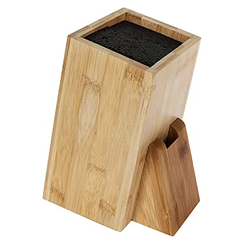 Universal Knife Block, Kitchen Knife Holder, Space Saver Knives Storage, Easy to Clean, Large Capacity, Kitchen Household Multifunctional Knife Storage and Placement Rack