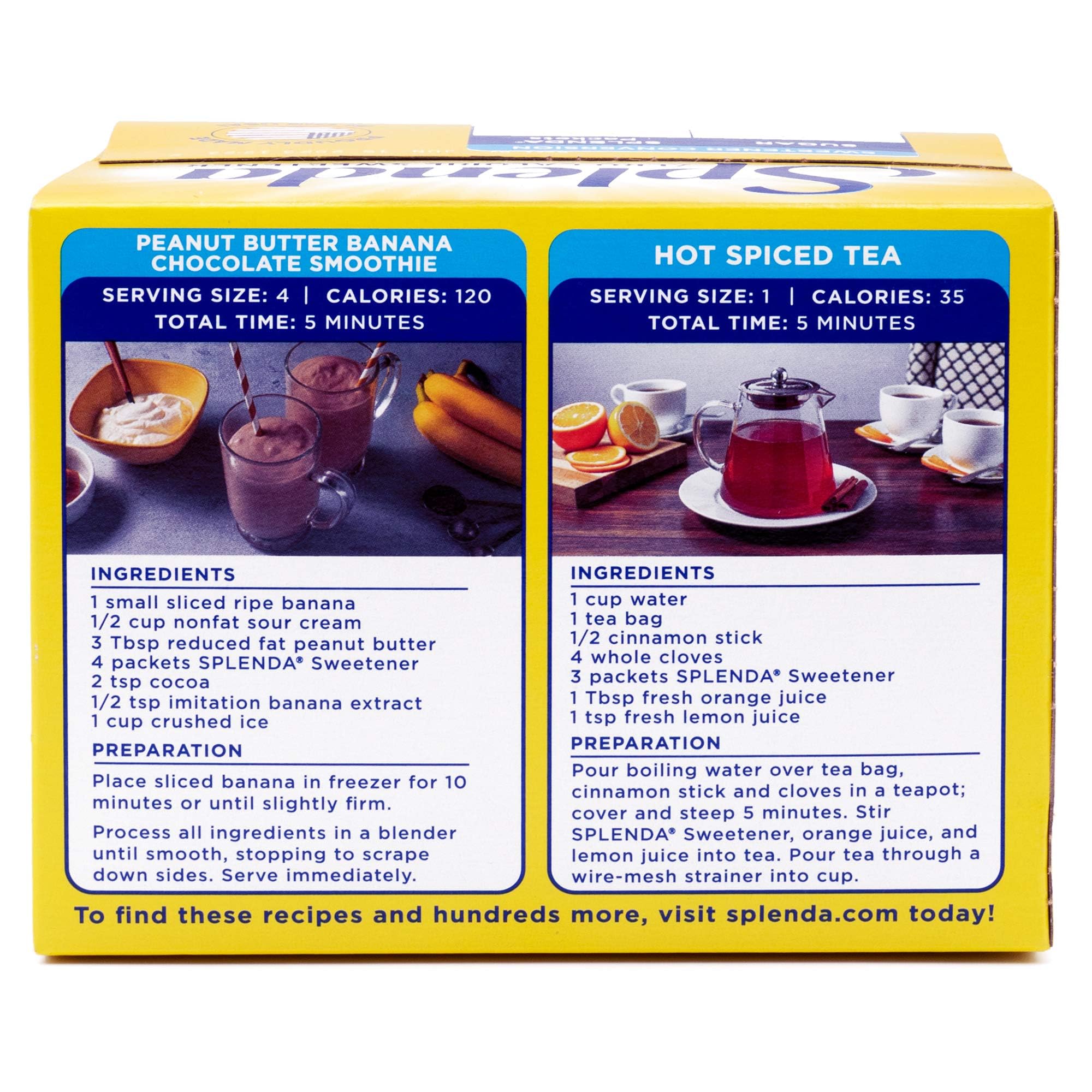 SPLENDA Zero Calorie Sweetener, 400 Count Packets
