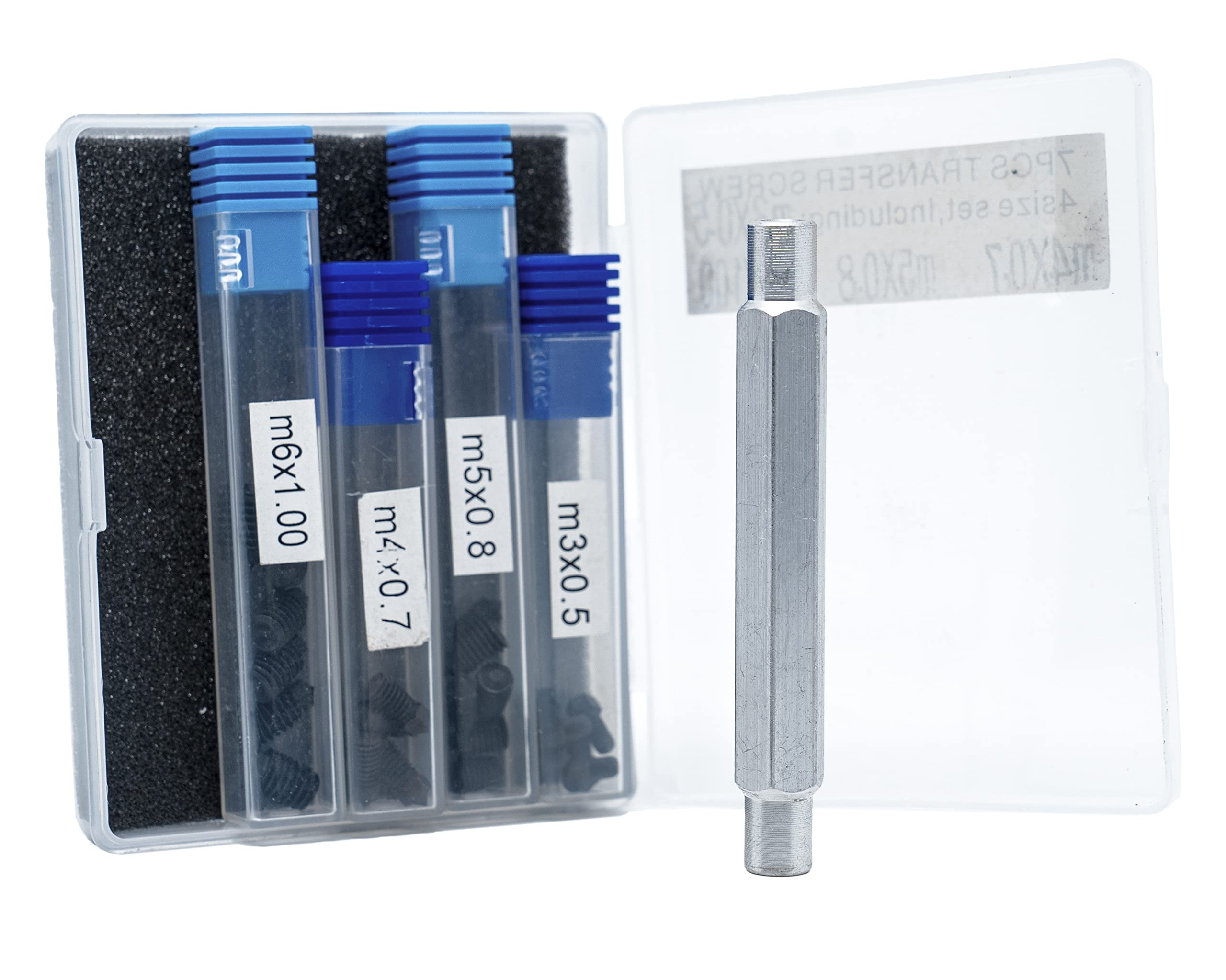 Transfer Screw Set (25PCS M3 x .5, M4 x .7, M5 x .8, M6 x 1 Set)