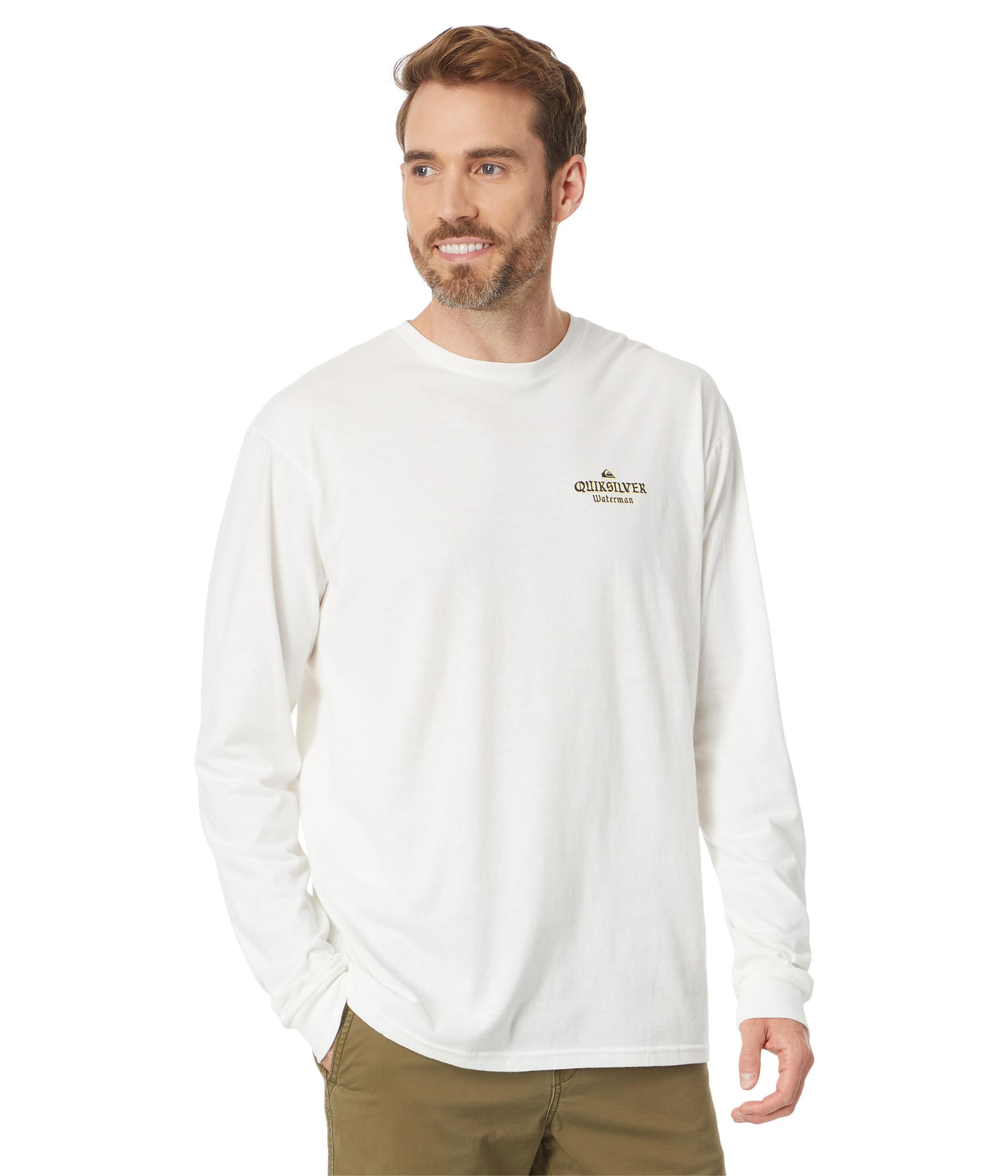 Quiksilver Mens Regular Fit Long Sleeve Tees - MWRM Poster 2021 (Navy Blazer, X-Large)