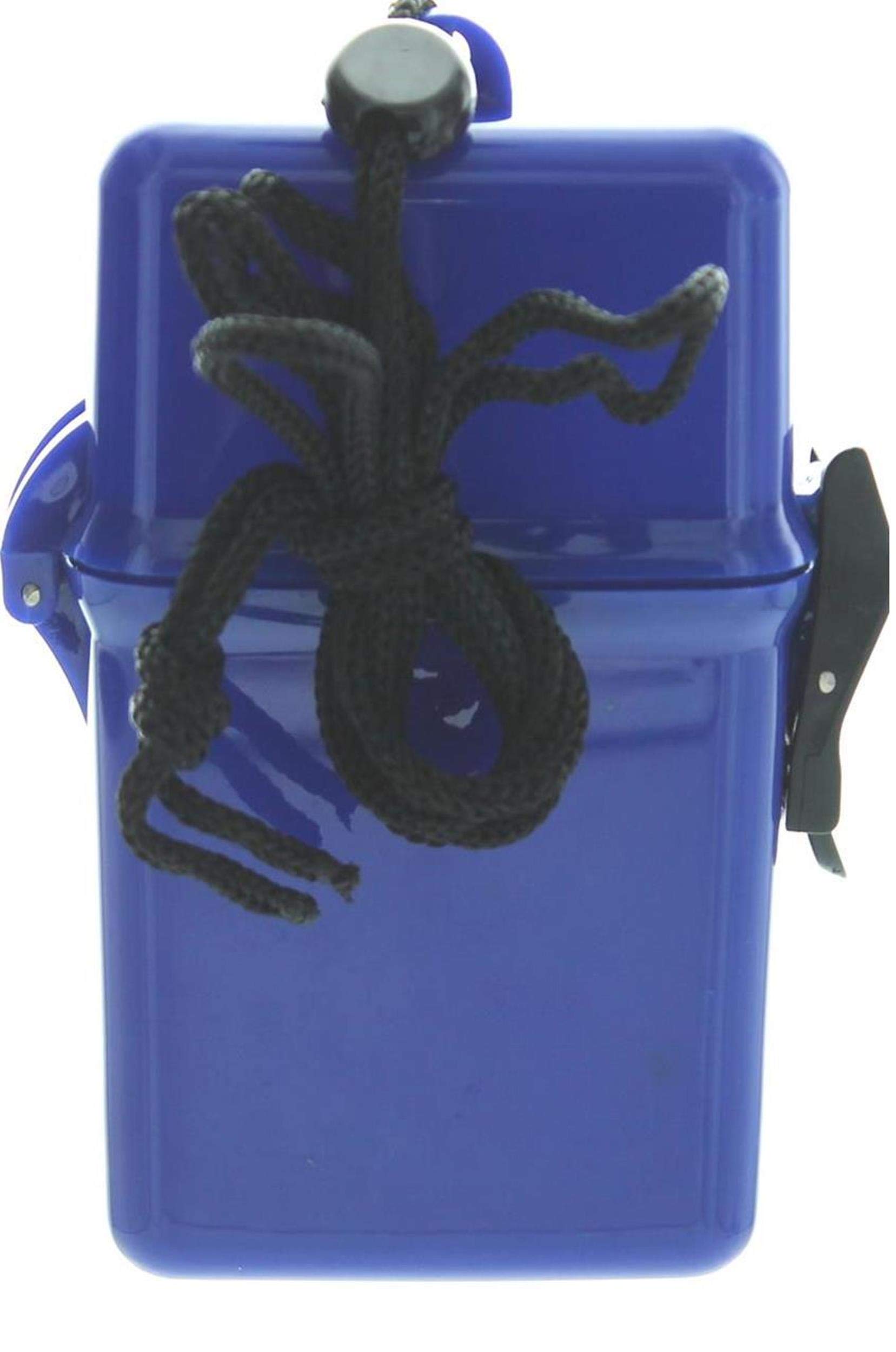 Readi USA Blue Waterproof (Spills & Splashes) Dry Box Case- Beach, Boat & Pool - Money, Id, Key's Cigarettes N More - Travel Camping Hiking Geocache First Aid Organization & Security