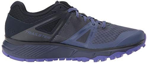 Salomon Women's Trailster Trail Running Shoes, Crown Blue/Navy Blazer/Purple Opulence, 6