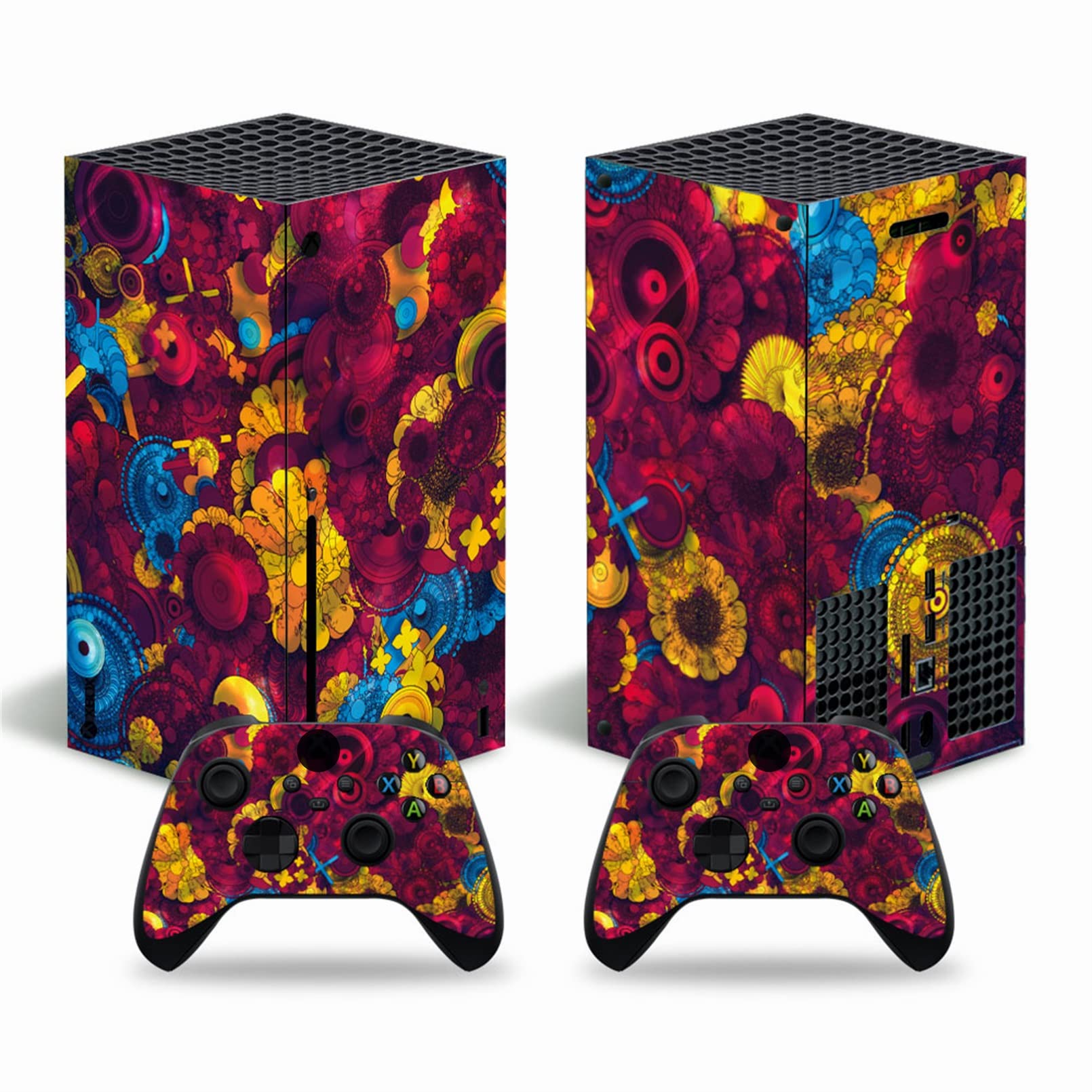 Top factory Skin Decal Protective Vinyl Skin Decal Cover for Series X Console Skins Wrap Sticker with Two Free Wireless Controller Decals 44013 Decal