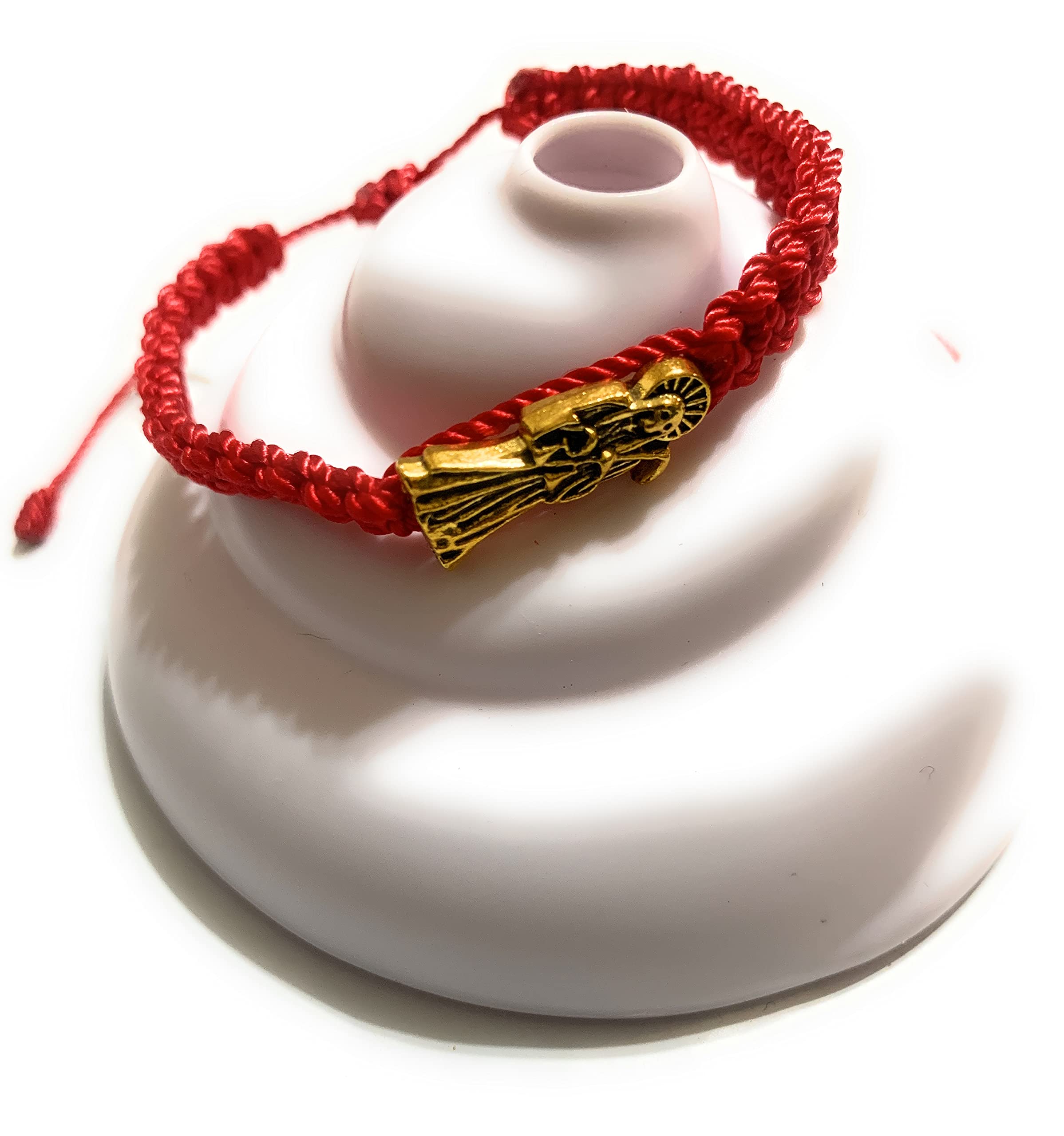 Red Thread Bracelet Pulsera Roja de hilo de la Santa Muerte