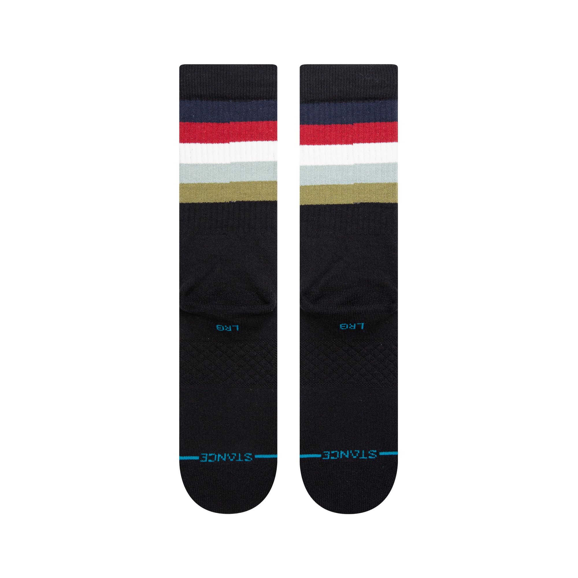 Stance Maliboo Crew Socks (Medium, Vintage White)