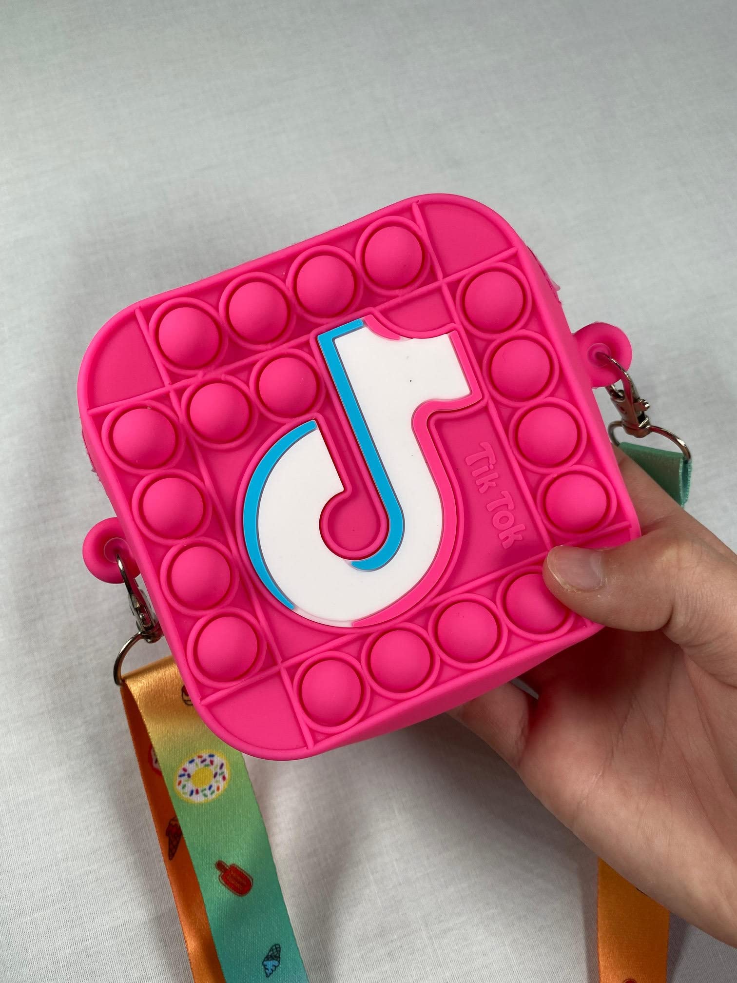 Taycia Fidgets n Fun TikTok Pop it Purse (Hot Pink) TI-F2002 0