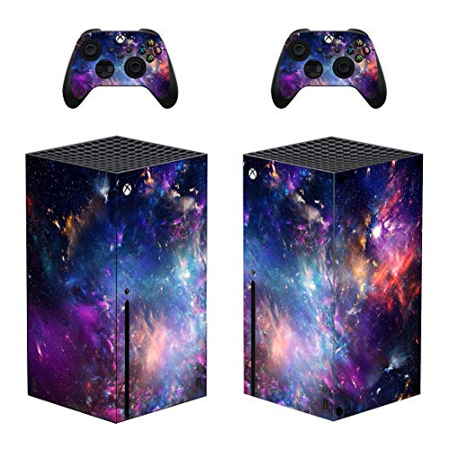 Protective Vinyl Skin Decal Cover for X-box-Series-X Console Wrap Sticker Skins with Two Free Wireless Controller Decals Paysage Color (only fit X-box-Series-X )