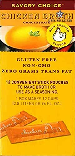 Savory Choice Chicken Broth Concentrate, 5.1 Ounce (Pack of 2)