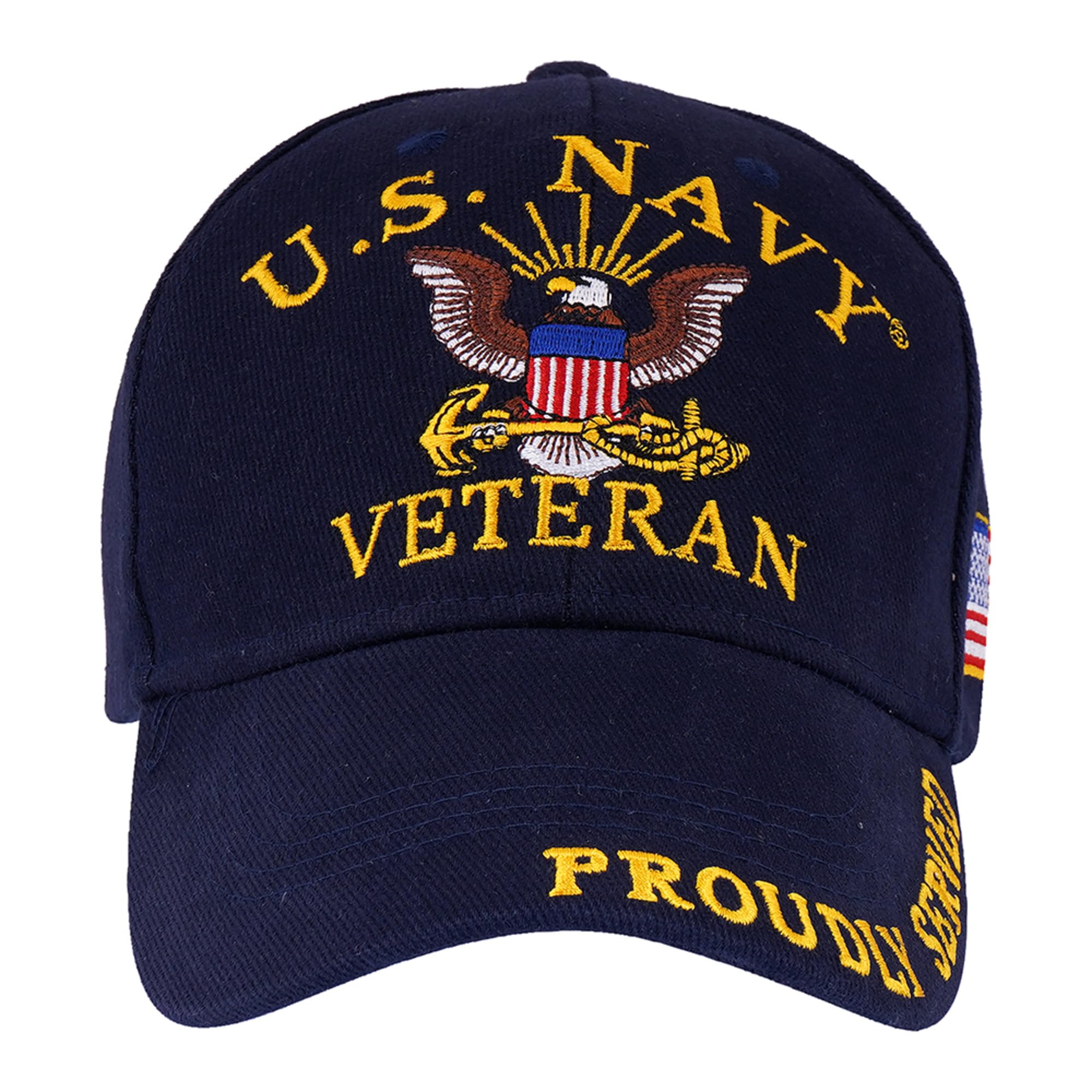 Trendy Zone 21 US Navy Veteran Hat for Men and Women, Officially Licensed Product | United States Navy (USN) | Ideal for Gifting | Navy Blue