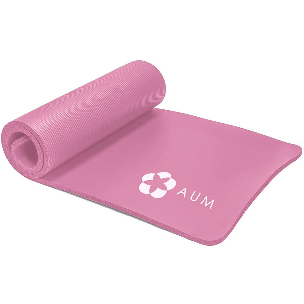 Vandue AUM High-Density HD Foam Tech Yoga Exercise Mat - 72" x 24" x 0.4" (Pink)