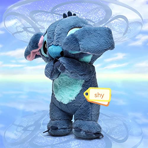 SEMRUAG Stitch Plush Baby Movable, Stuffed Animal Plush, Kids Toys for Ages 2 Up, 15Inch