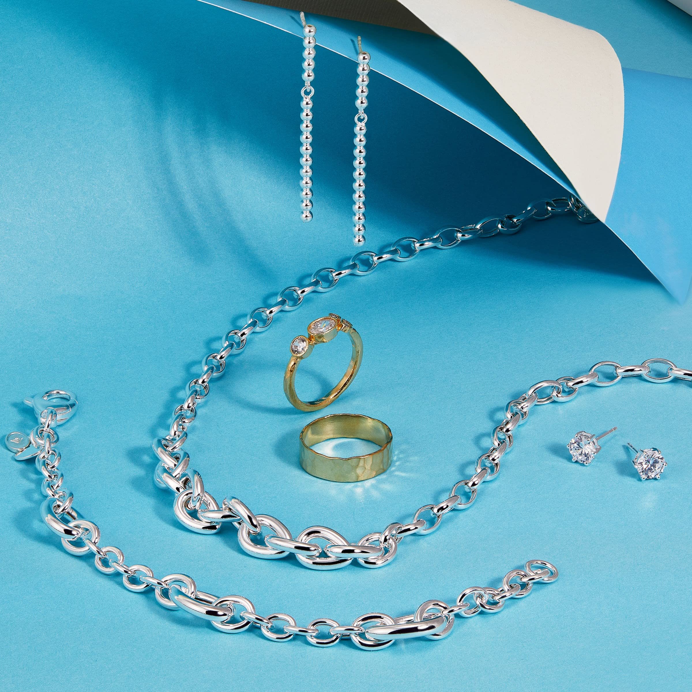Silpada 'Trilogy of Hope' Link Chain Bracelet, 7.5"