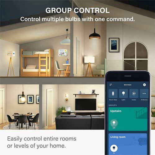 Sengled Alexa Light Bulb, S1 Auto Pairing with Alexa Devices, Warm Light Bulbs, Smart Light Bulbs that Work with Alexa, Bluetooth Mesh Smart Home Lighting, E26 60W Equivalent, 800LM, 3-Pack