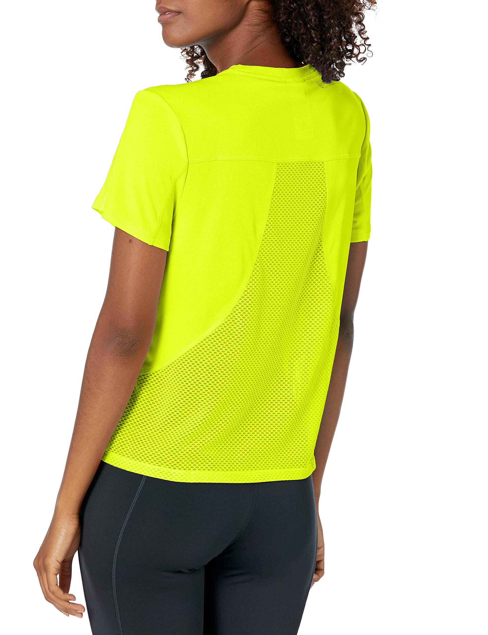 Reebok Women's Standard Running Tee, Acid Yellow, Small