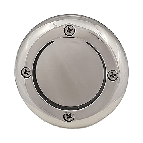 SEAWORTHY INNOVATIONS 316 Stainless Steel Boat Scupper Assembly with Hinged Stainless Flapper (P/N SW1047)