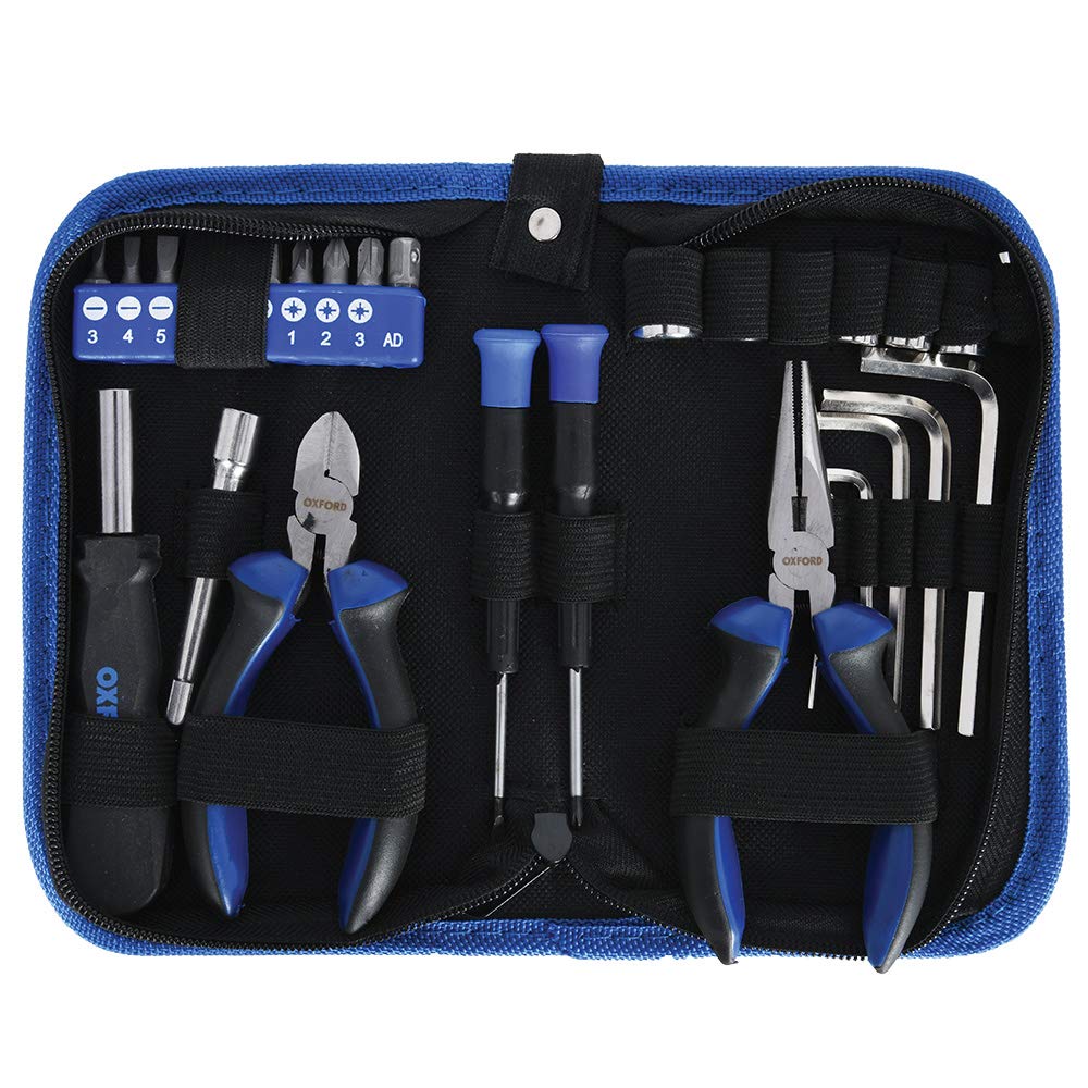 Oxford - Motorcycle Tool Kit - Essentials, 28 Piece Standard