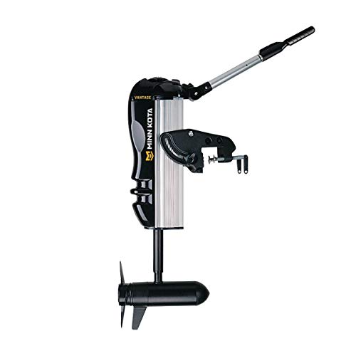 Minn Kota 1352638 Vantage Freshwater Hand-steer Transom-Mount Trolling Motor with Digital Maximizer, 101 lbs Thrust, 31" Shaft