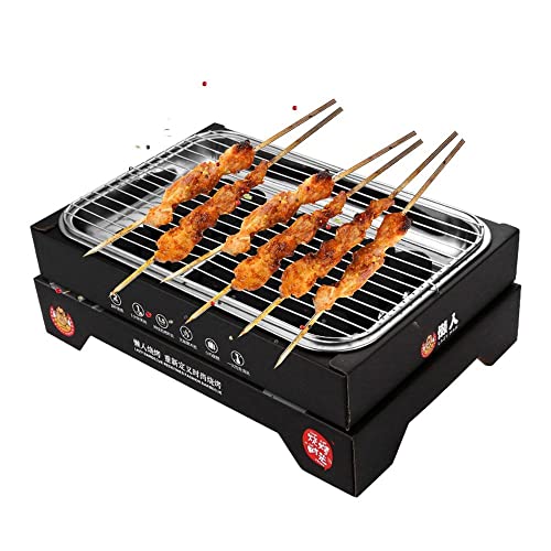 Mini Grill Disposables Grill Portable Charcoal Grills Biodegradables Outdoor Grill Instant Grill BBQ Charcoal Grill Great For (black)