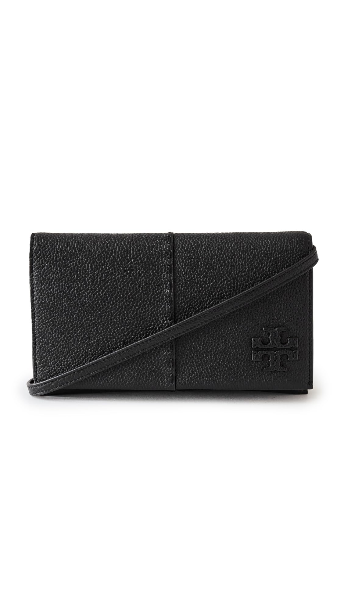 Tory Burch Women's McGraw Wallet Crossbody, Black, One Size
