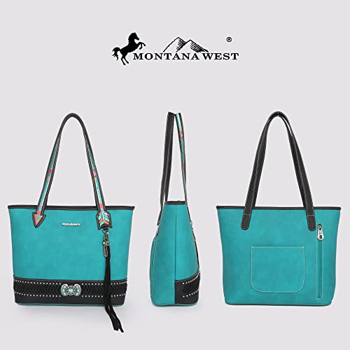 Montana West Concho Collection Western Purse Concealed Carry Totes Large Handbag for Women