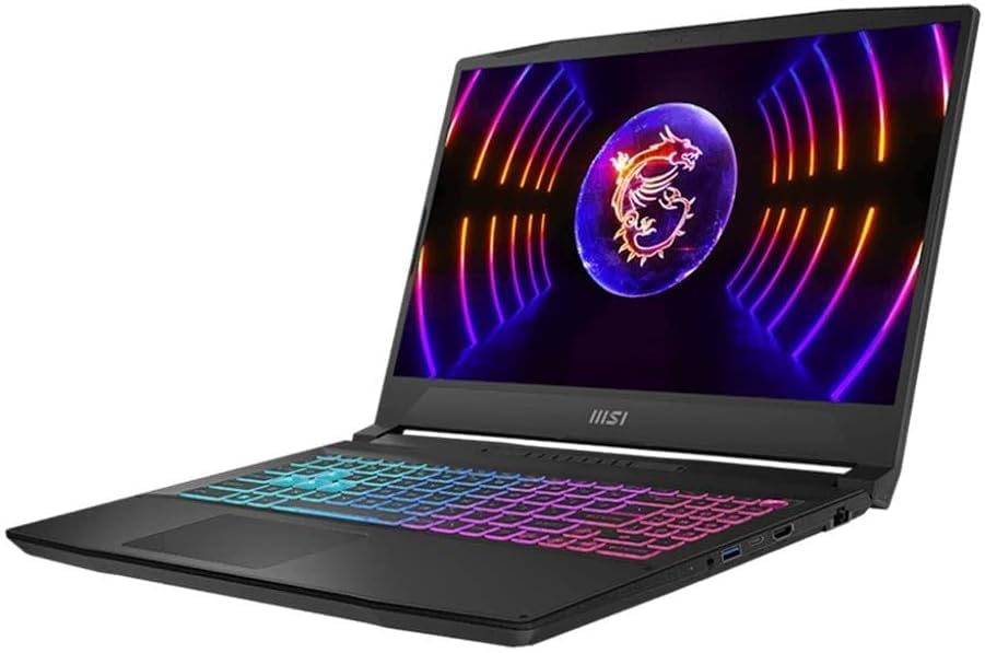 MSI Katana 15.6" 144Hz FHD Gaming Laptop Computer, Intel Core i7-12650H, NVIDIA GeForce RTX 4060, 16GB DDR5 RAM, 512GB NVMe SSD, Cooler Boost 5, Win11 Home: Black B12VFK-291US