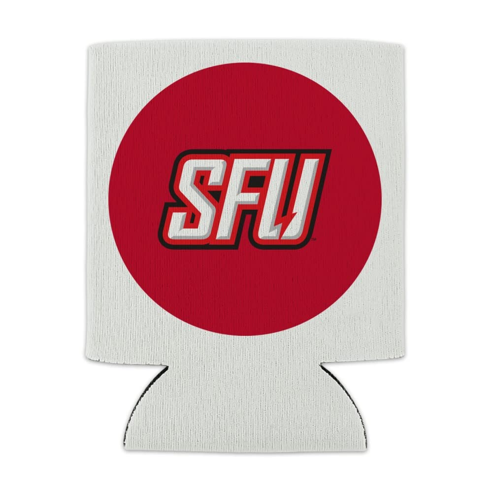Saint Francis University Primary Logo Can Cooler - Drink Sleeve Hugger Collapsible Insulator - Beverage Insulated Holder