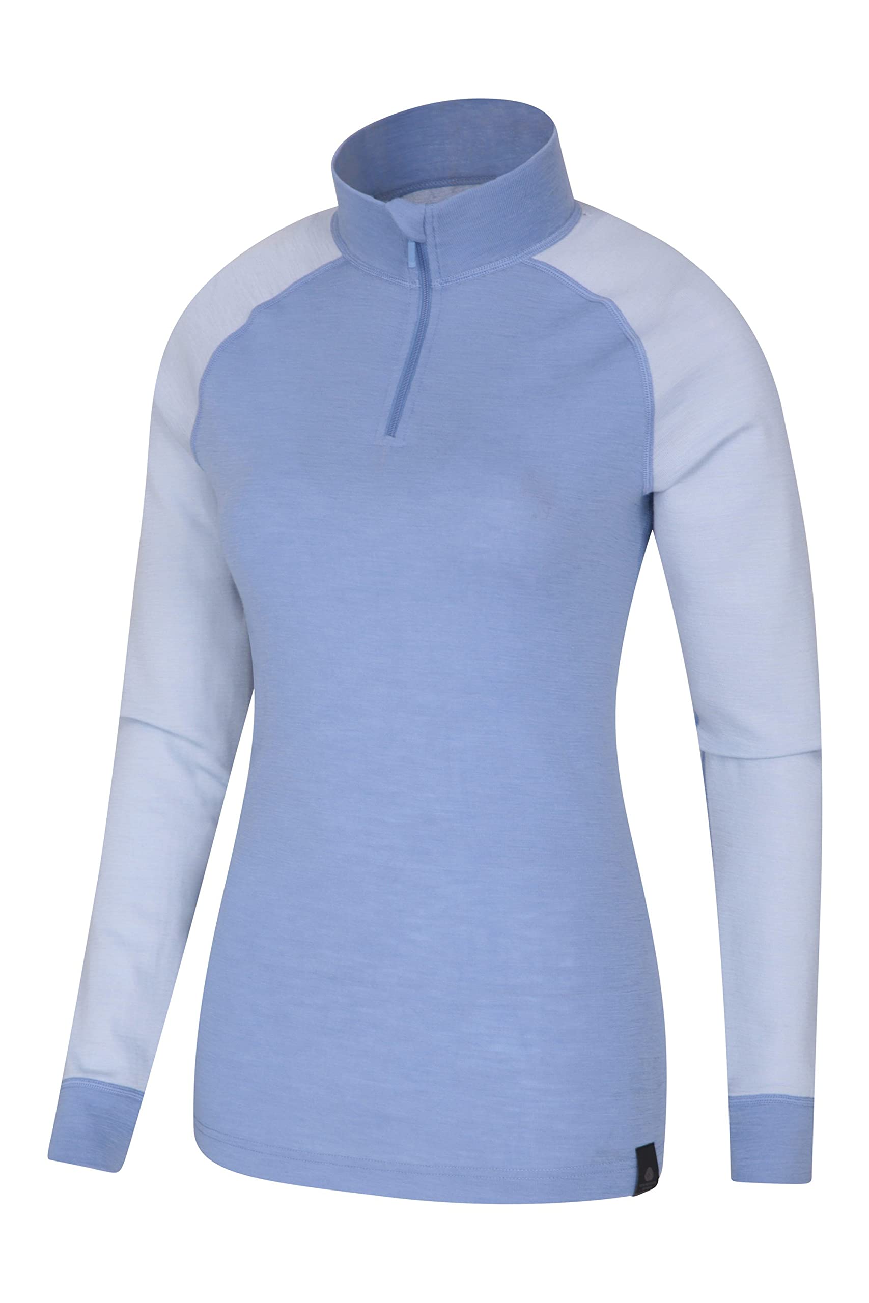 Mountain Warehouse Merino Womens Top - Ladies Thermal Baselayer Black 10