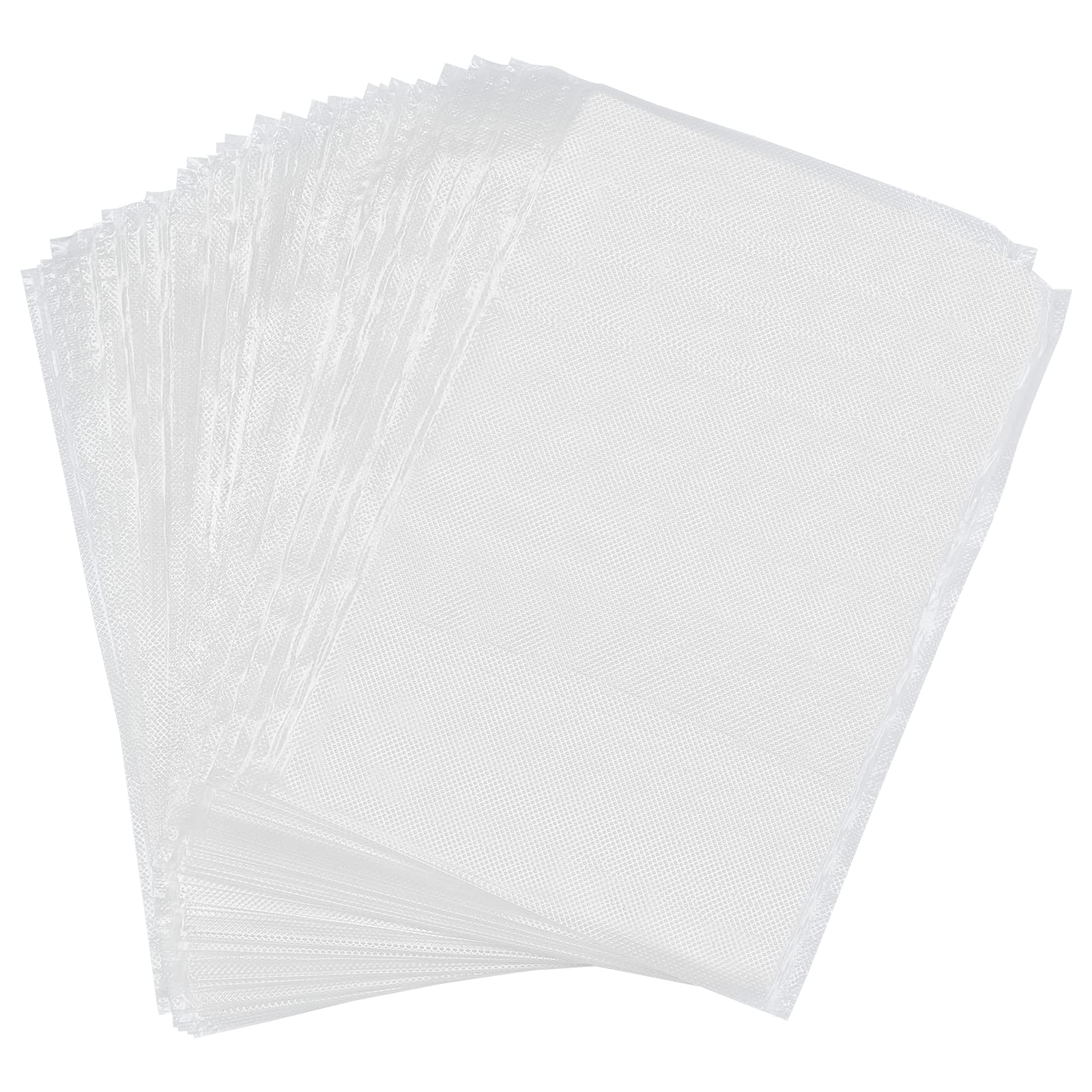 WEBEEDY 100Pcs Fishing Bags Quick Water Soluble Baits Bags for Solid Baits Carp Fishing Equipment Tackle Throwing Tool (12x16cm/4.7x6.3 Inchh)