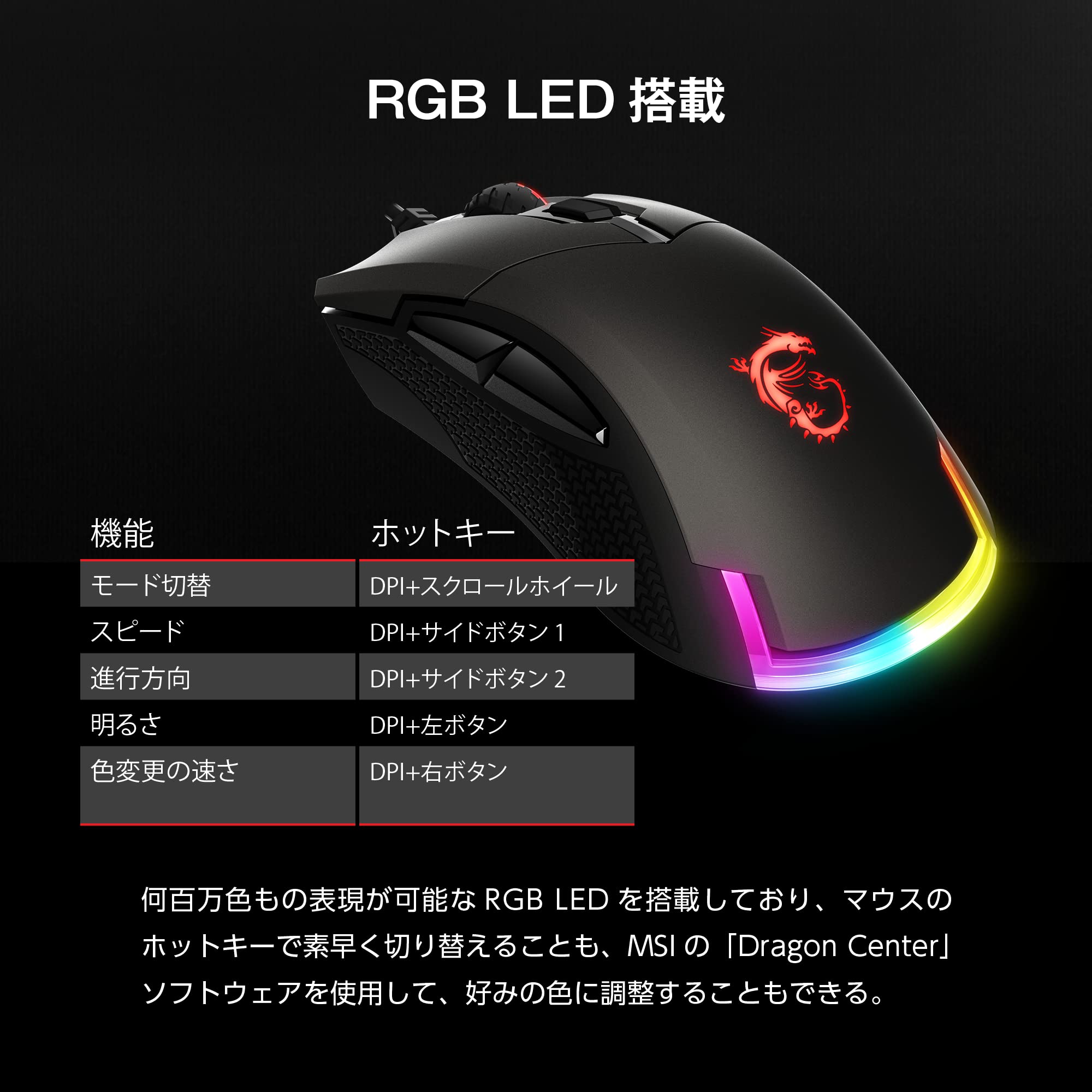 MSI Clutch GM50 Gaming Mouse Gaming Mouse MS354
