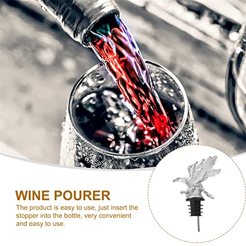 Wine Stopper Wine Bottle Pourer: Wine Aerator Pourer Eagle Shaped Bottle Stopper Liquor Pour Spout Wine Cocktail Dispenser for Home Bar