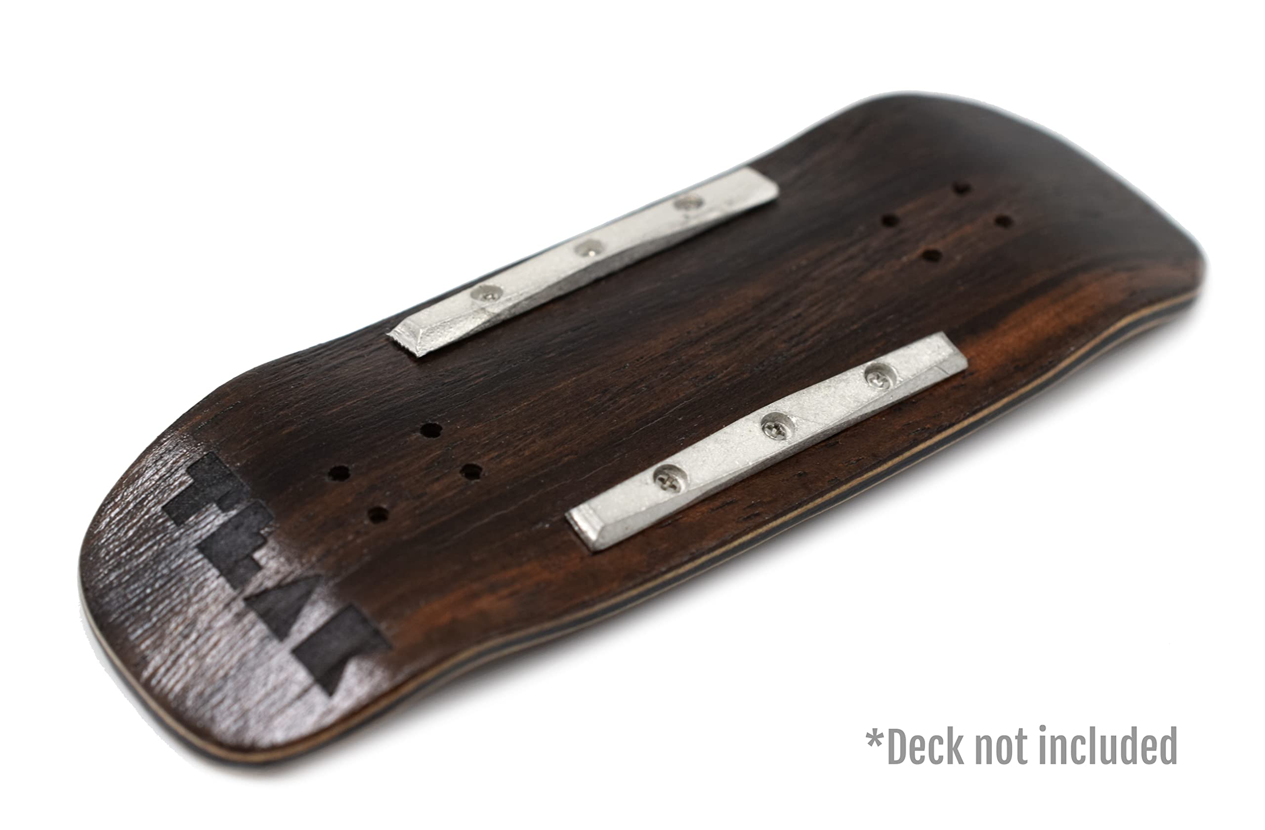 Teak Tuning Gem Edition Board Rails, Metal Alloy - Set of 2 Fingerboard Rails with 7 Screws - Tool Included - Designed & Made in The USA