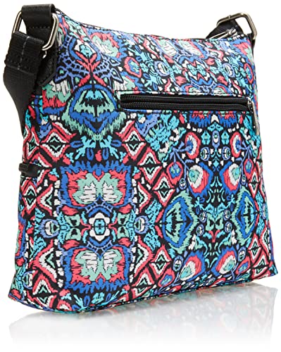 Sakroots Women's Bag in Eco-Twill, Multifunctional Purse with Adjustable Strap & Zipper Pockets, Sustainable & Durable Design, Multi Ikat World