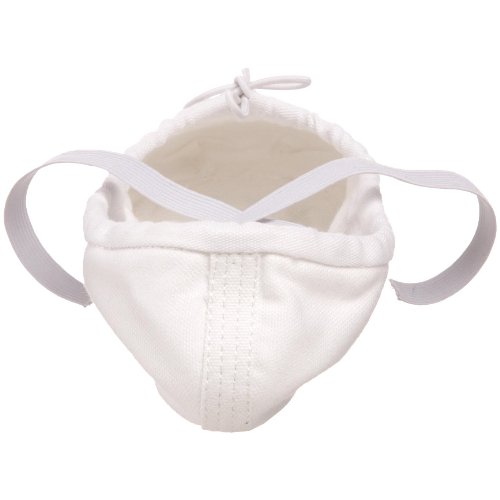 Sansha unisex-adult Pro 1 Canvas Ballet Slipper,White,15 W (13 W US Women's/11 W US Men's)