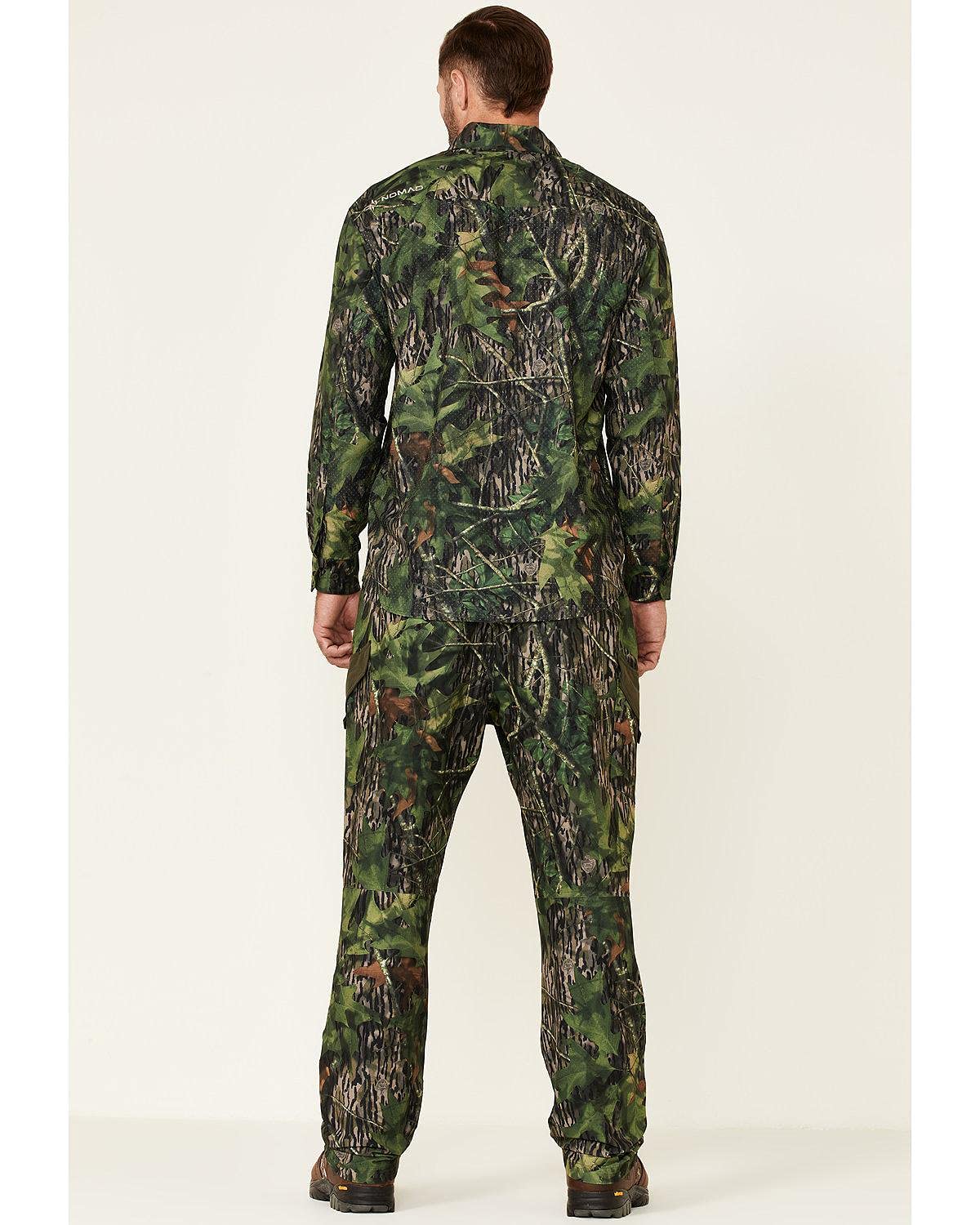 Nomad Mens Pursuit Pant | Camo Hunting Pants with Adjustable Waistband, Mossy Oak Shadowleaf, X-Large