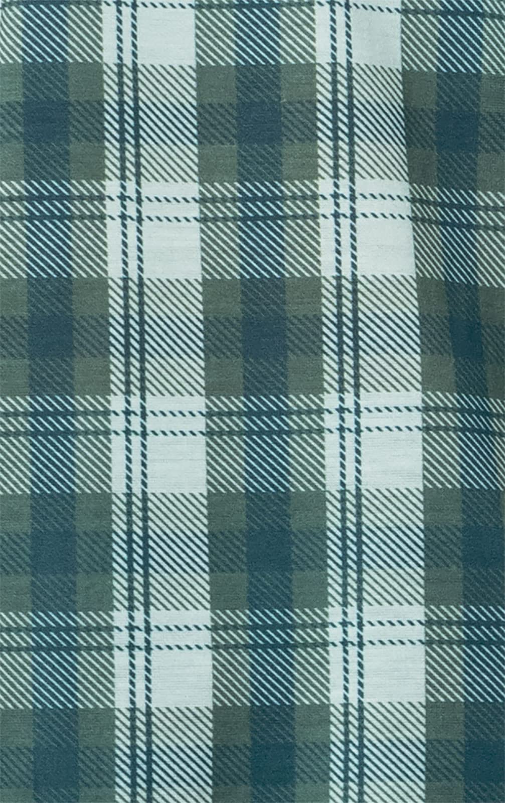 PajamaGram Pajamas Kids - Girls Pajama Sets, Teal Plaid Button-Front PJ, 10