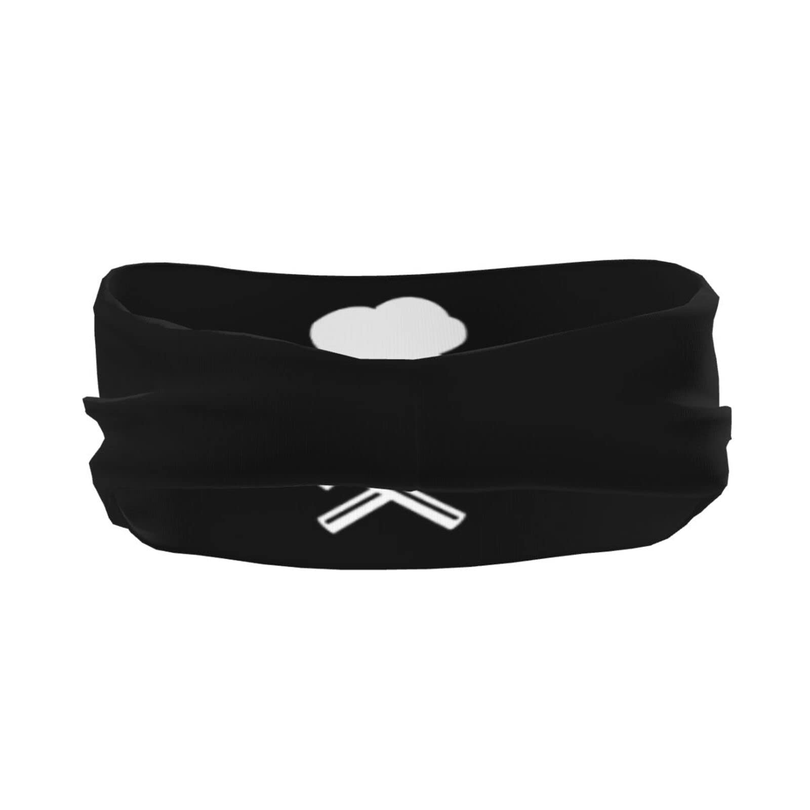 Skull-Chef Cooking Skull Running Headband for Men Outdoor Sports Workout Sweatband