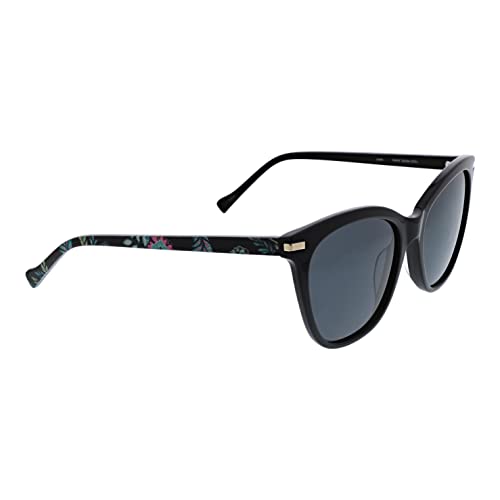 Vera Bradley Women's Julisa Polarized Round Sunglasses, Island Garden, 53